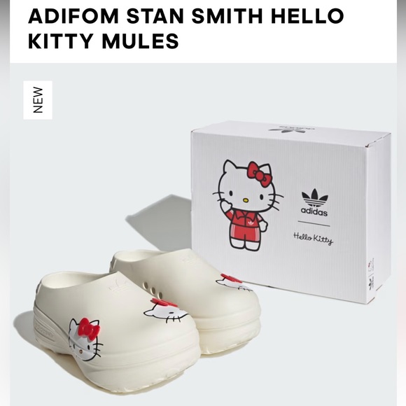 Hello Kitty X Adidas Adifom Stan Smith Platform Mule